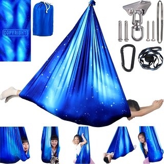 Double Layer Sensory Swing for Kids & Adults Holds up to 300lbs Indoor ...