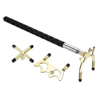 Silicone Retractable Billiard Cue Stick Bridge w 3 Types Bridge Heads ...