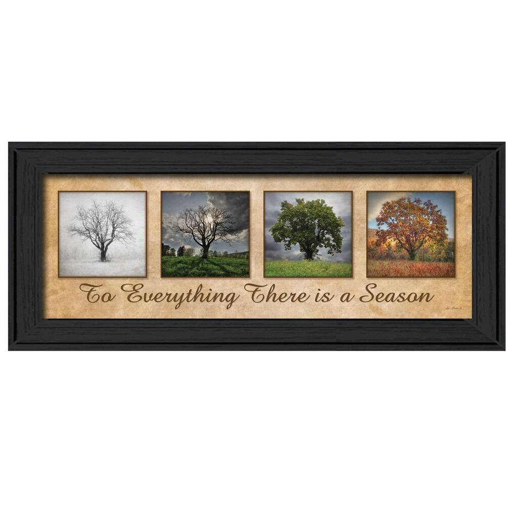 'Spring, Summer, Fall, Winter' Framed Print - Overstock - 12350237