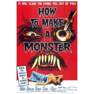How To Make A Monster Movie Poster Print (27 X 40) Item Movcf3182 - Bed ...
