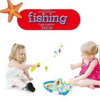 Sea Outing Fishing Kitchen Toy With Light And Music 2 in 1 Set Children ...