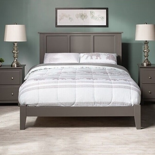 Full Solid Wood Panel Bed in Gray - Bed Bath & Beyond - 39203954