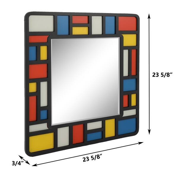 MacLuu Piet Mondrian Abstract Wall Mirror - Bed Bath & Beyond - 36612293