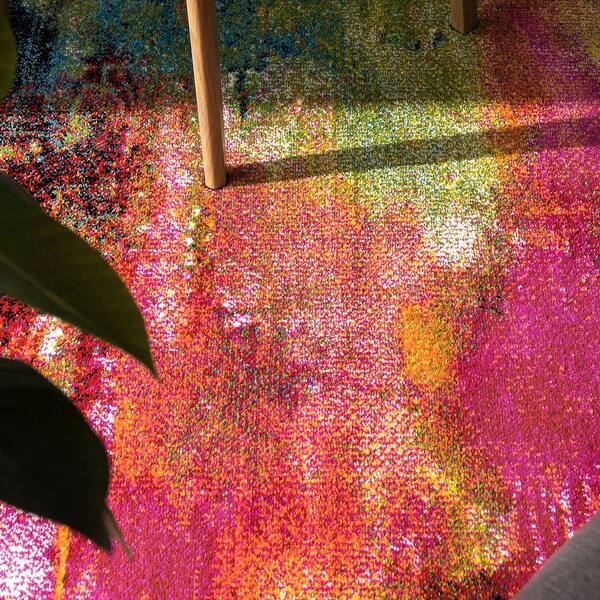 Colorful Area Rug with Artful Design Multicolor Pattern - On Sale - Bed ...