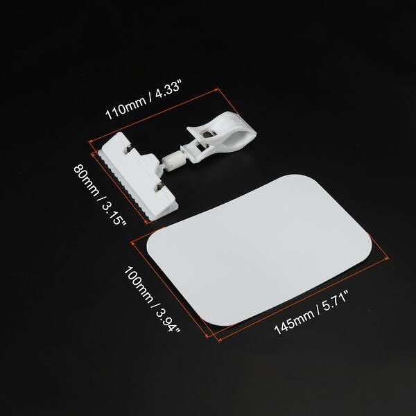Adjustable Plastic Sign Clip A6 360 Degree Rotatable Bending Clip 3Pcs ...