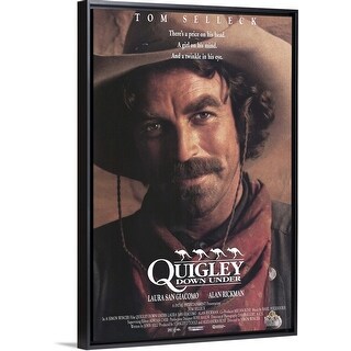 "Quigley Down Under (1990)" Black Float Frame Canvas Art - Bed Bath ...