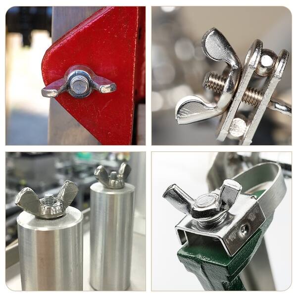 10-24 Wing Nuts 304 Stainless Steel Shutters Butterfly Nut 6pcs ...