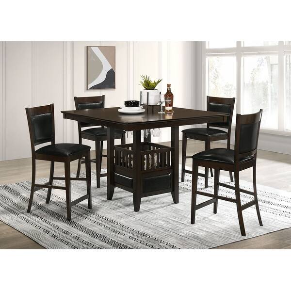 Jaden Black and Espresso Counter Stools (Set of 2) - On Sale - Bed Bath ...