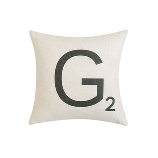 Letter-G2 Pillow Cover - Bed Bath & Beyond - 41972984
