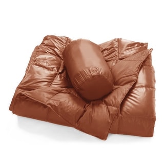 Packable Oversized Down Throw With Slumber Pouch - Bed Bath & Beyond ...