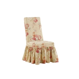 Waverly Ballad Bouquet Long Dining Chair Slipcover - Bed Bath & Beyond ...