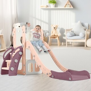 5-1 Toddler Slide Set, Spaceship Set w/Slide, Kids Slide Playset ...