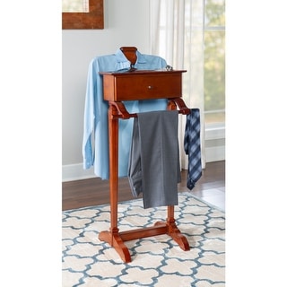 Cherry Finished Closet Valet - Bed Bath & Beyond - 11586476