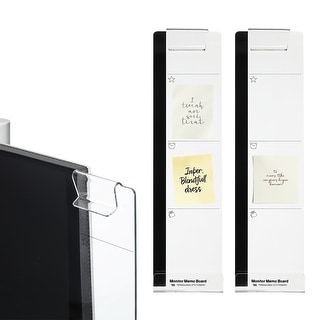 Monitor Memo Board, Self-Adhesive Sticky Note Holder Side Note ...