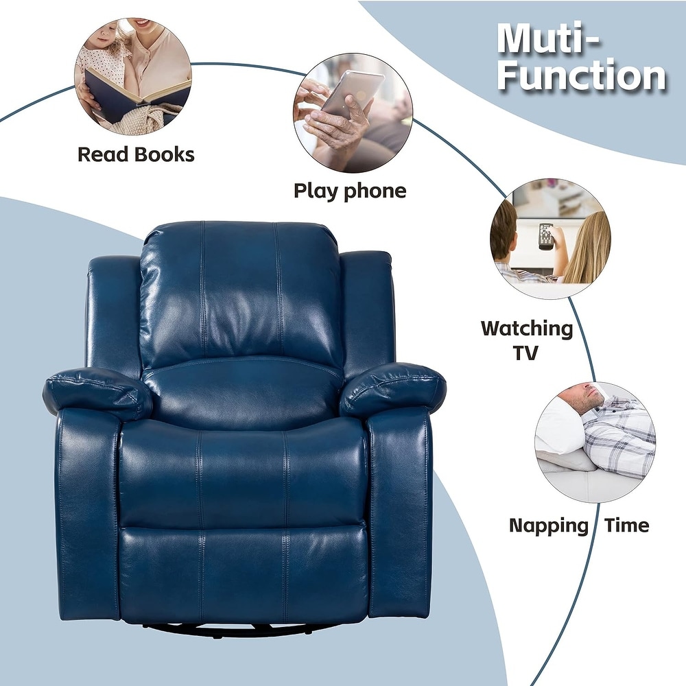 Blue Leather Recliner Chairs - Bed Bath & Beyond