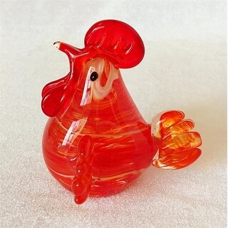 Red Rooster Glass Paperweight - Bed Bath & Beyond - 39963801