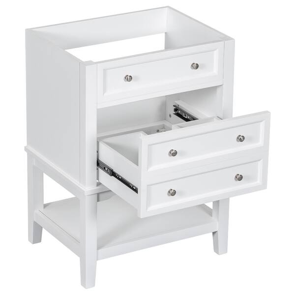 Bathroom Vanity Free Standing Storage Cabinet with Drawer and Open ...