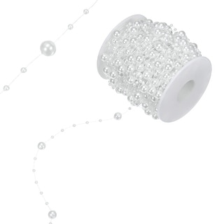 Pearl Beaded Chain Trim Pearl Beads Garland for DIY/Bouquet - Bed Bath ...