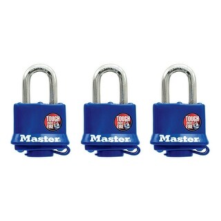 Master Lock 312TRI Covered Laminated Padlock, 1" - Bed Bath & Beyond ...