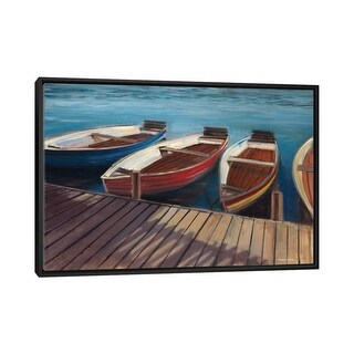 iCanvas "Row Boats" by Joseph Cates Framed Canvas Print - Bed Bath ...