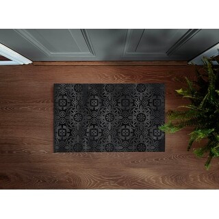 MYSTIC TILE MIDNIGHT with Rubberized non-slip Backing Indoor|Outdoor ...