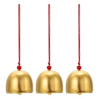3 Pcs Wind Chime Hanging Bells Temple Bells Retro Outdoor 1.5" Round ...