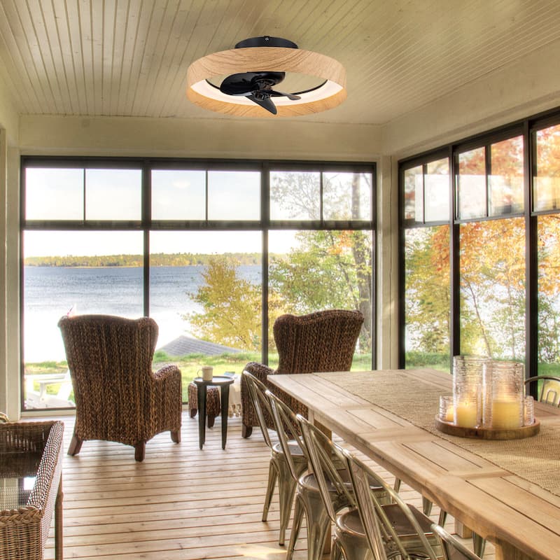 Color Changing Dimmable LED Ceiling Fan with Remote Control - On Sale - Bed Bath & Beyond - 38410362