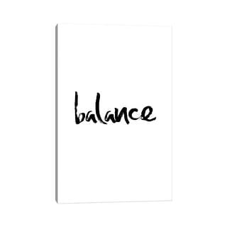 iCanvas "Balance Minimalistic Calligraphy" by Nordic Print Studio ...