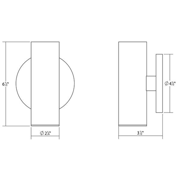 Sonneman Lighting ALC Satin Nickel 2-inch LED One Sided Wall Sconce ...