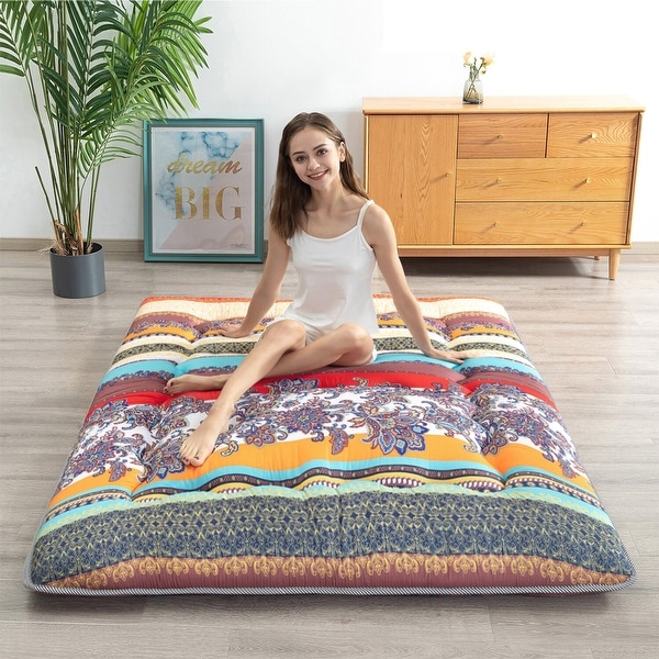 Boho Floral Pattern Japanese Floor Futon Mattress On Sale Bed Bath Beyond 35352463