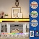 Moasis Farmhouse 65" Highboy LED TV Stand, Entertainment Center Media ...