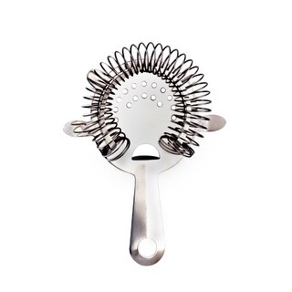 Stainless Steel Ice Cube Filter Wine Mixer Bar Mixology Cocktail Shaker ...