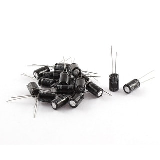 20Pcs 400V 6.8uF 105C Radial Lead Electrolytic Capacitor 8mm x 12mm - Black - Bed Bath & Beyond ...