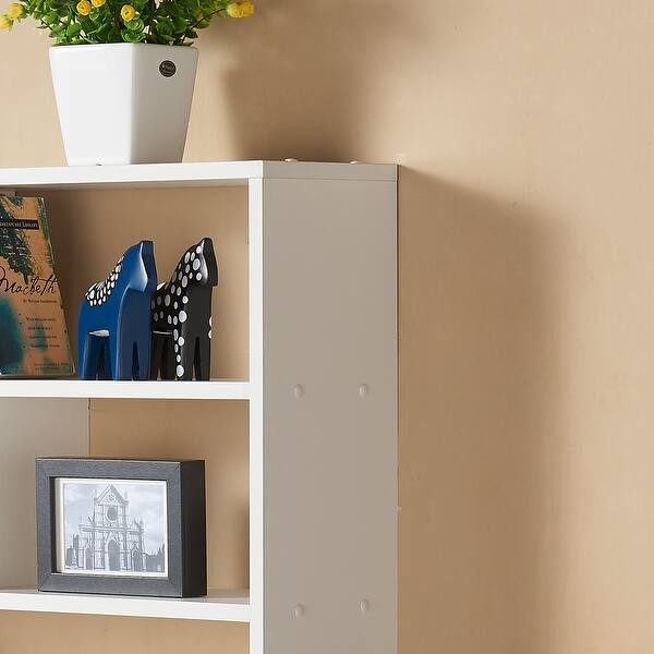 white rectangle box shelf