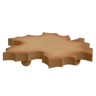 Natural Wood Fall Leaf Riser - 1.5" high by 9" in diameter - Bed Bath & Beyond - 40911967