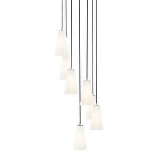 Z-Lite 3043P6-7R Farrell 7 Light 18" Wide Chandelier - Bed Bath ...