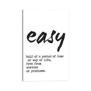 iCanvas "Easy Definition" by Nordic Print Studio Canvas Print - Bed ...