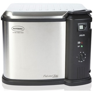 Masterbuilt 23011615 Butterball Electric Indoor Turkey Fryer, Silver ...