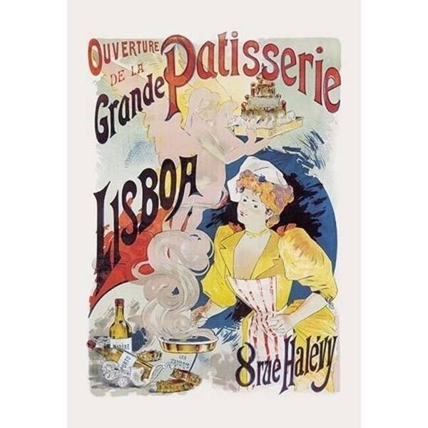 Poster Advertising The Opening Of Grand Patisserie Lisboa A Portuguese ...