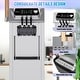 Commercial 2+1 Flavor Soft Ice Cream Machine, 5.8-8 Gal/H, 2200W ...