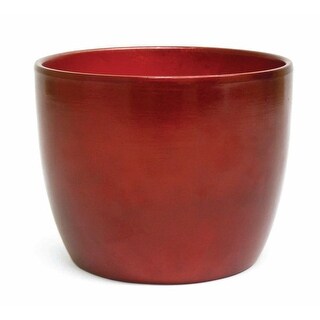 Metallic Red Planter - Bed Bath & Beyond - 40390209