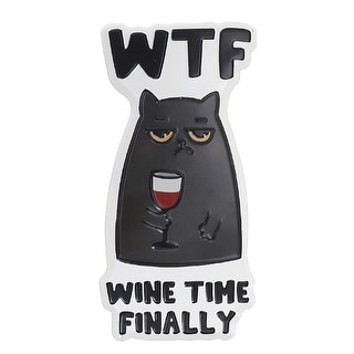 Embossed Metal Wall Sign Wine Time Finally - Bed Bath & Beyond - 40153140