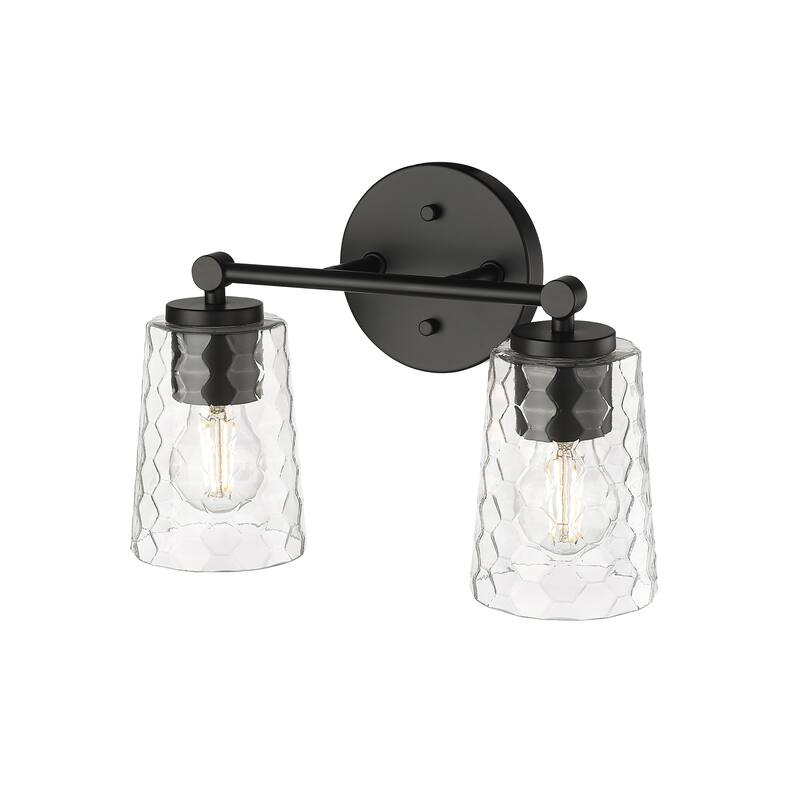Millennium Lighting Ashli 2/4 Light Vanity Light with Clear Honeycomb ...