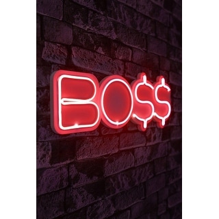 22" Novelty Boss Led Neon Sign Wall Décor - Bed Bath & Beyond - 36874680