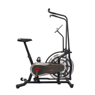 Zephyr Indoor Stationary Upright Air Bike w/ Row - Fan Exercise Bicycle ...