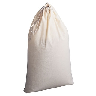Household Essentials Cotton Laundry Bag with Drawstring Top - Bed Bath ...