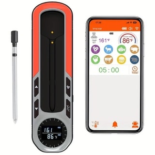 Wireless Meat Thermometer, Smart Digital Cooking Thermometer - Bed Bath ...