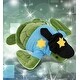 DolliBu Sea Turtle Police Officer Plush Toy with Cop Uniform and Cap ...
