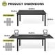 Outdoor Dining Extending Table Rectangular with Extension Leaf ...