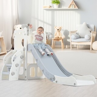5-1 Toddler Slide Set, Freestanding Spaceship Set with Slide, Kids ...
